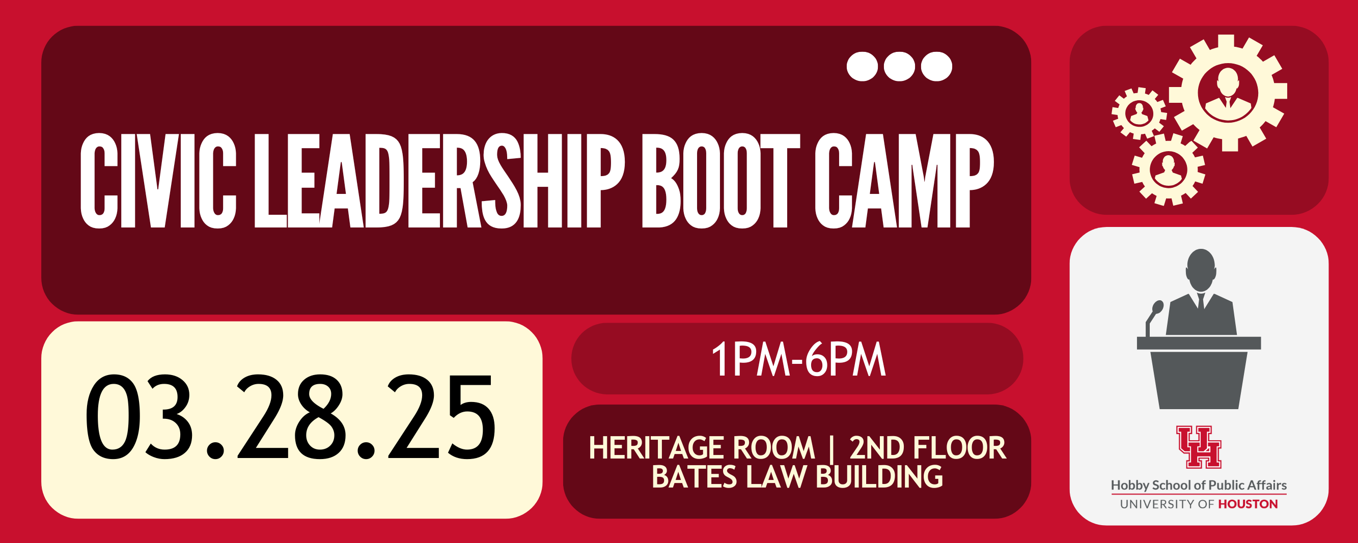 Civic Leadership Boot Camp - University of Houston
