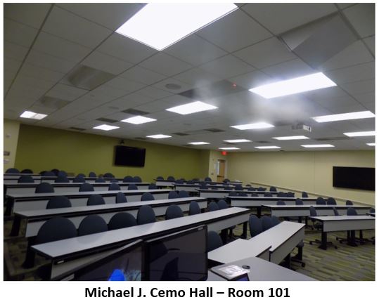 CEMO Room 101 HyFlex Classroom - University of Houston