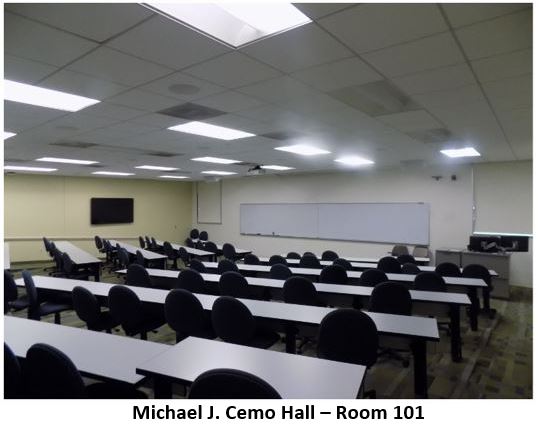CEMO Room 101 HyFlex Classroom - University of Houston