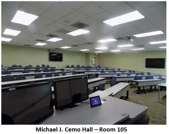 CEMO Room 105 HyFlex Classroom - University of Houston