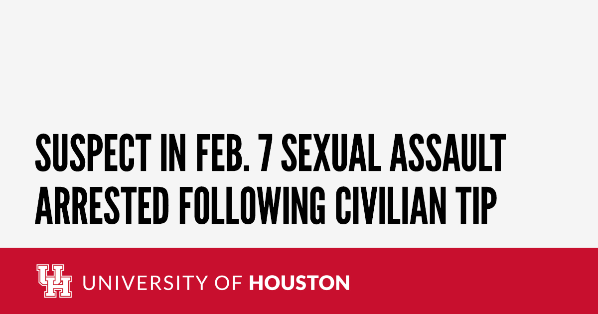 Suspect in Feb. 7 Sexual Assault Arrested Following Civilian Tip