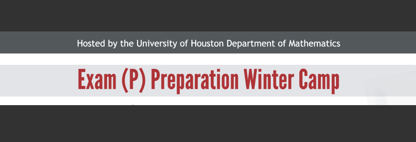 Department of Mathematics - University of Houston