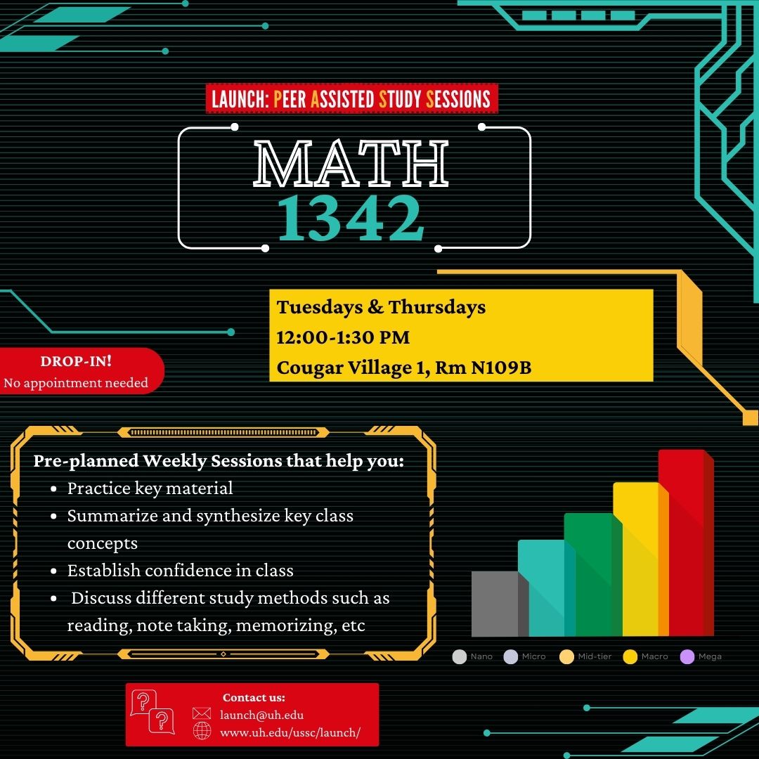 LAUNCH | Learning Advancements for UNdergraduate Cougars of Houston ...